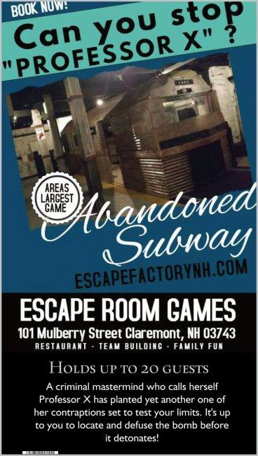 The Abandoned Subway Escape Room | Escape Factory