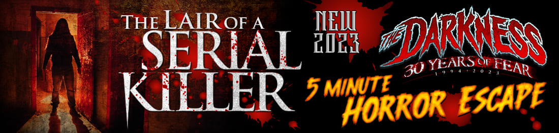 The Lair of a Serial Killer Escape Room | The Darkness