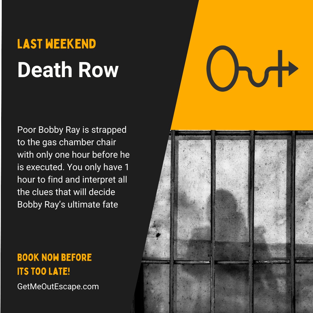 Death Row Escape Room | Get Me Out Escape Rooms - Online