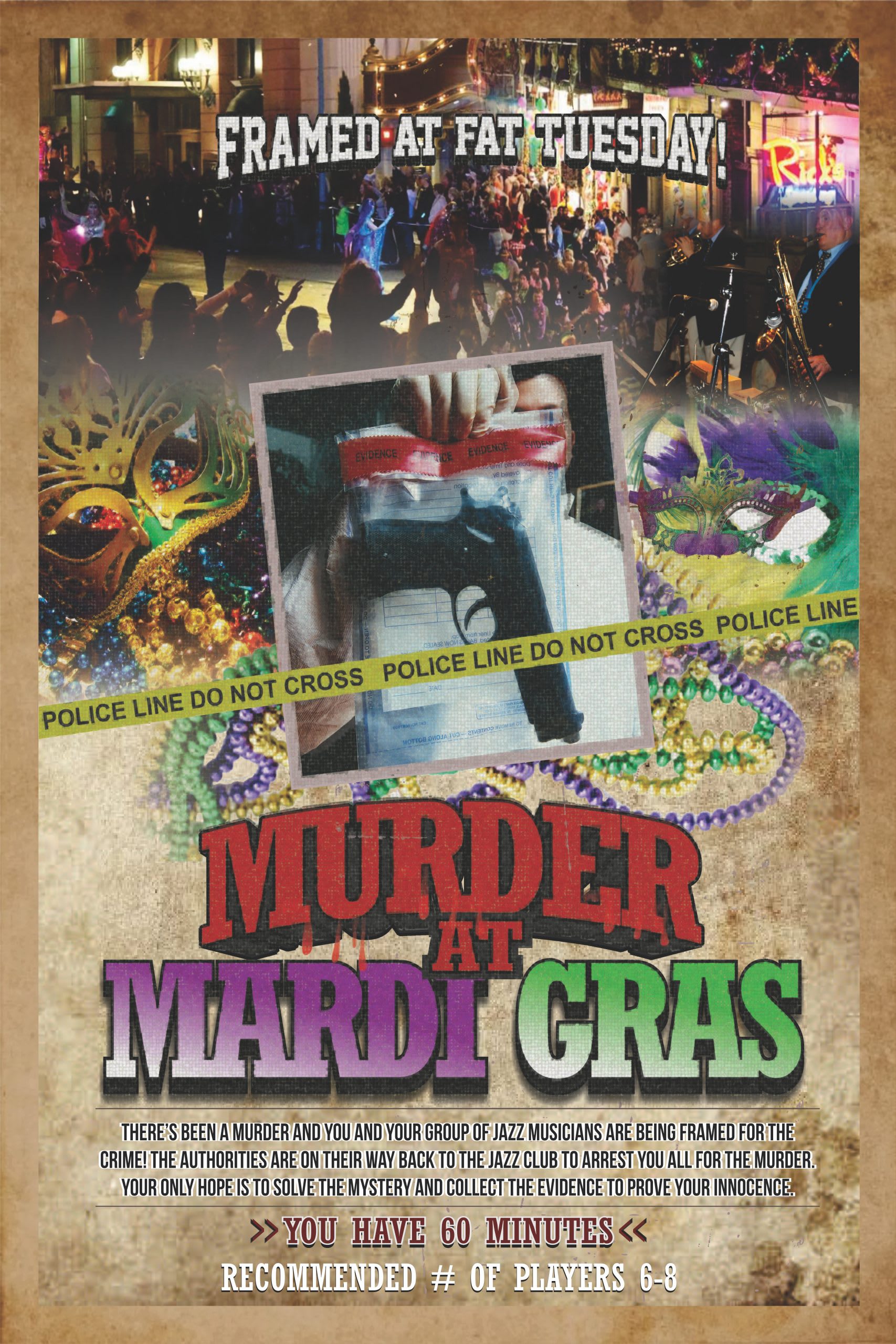 Murder At Mardi Gras Escape Room | Rush Hour Live Escape Games