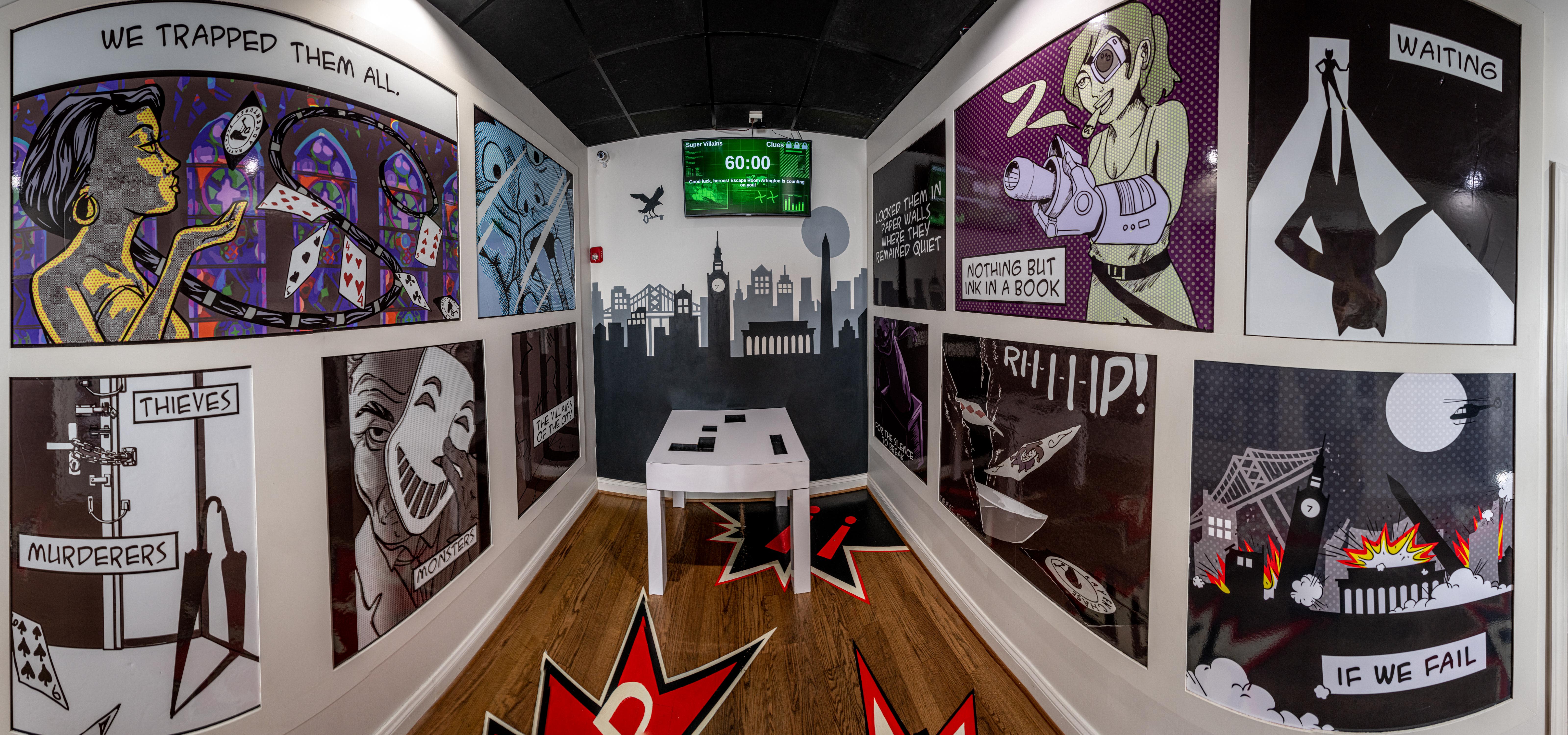 Supervillains Escape Room | The Great Escape Room - Arlington [prev ...
