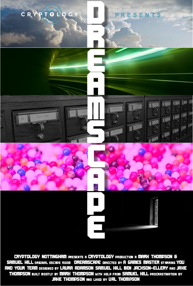 Dreamscape Escape Room | Cryptology - Nottingham