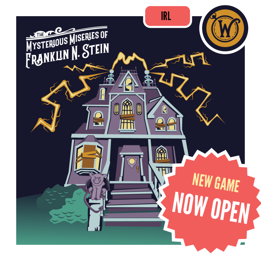 The Mysterious Miseries of Franklin N. Stein Escape Room | Improbable Escapes - Wonderland