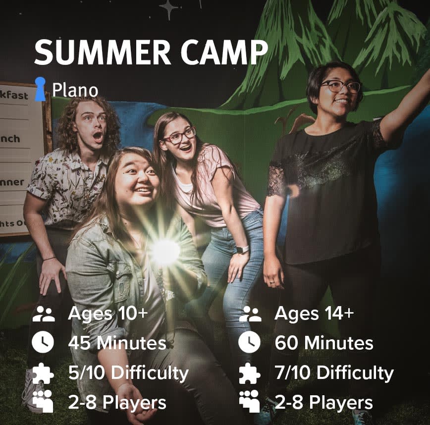 Summer Camp Escape Room | North Texas Escape Rooms - Plano