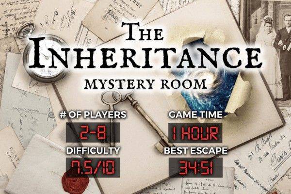 The Inheritance: Mystery Room Escape Room | Escape Experience - Nashville