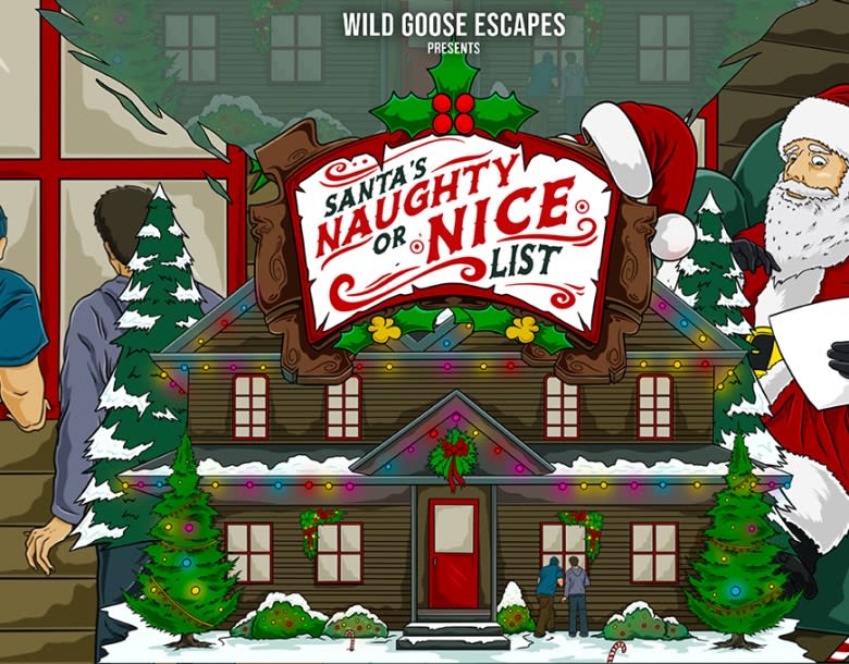 Santa’s Naughty or Nice List Escape Room | Wild Goose Escapes - Irvine