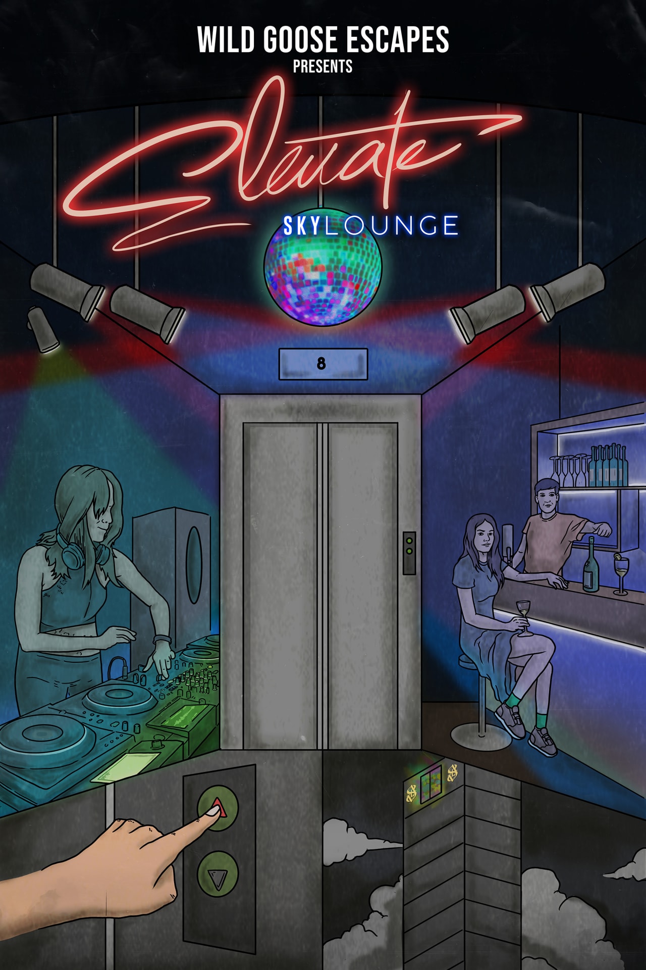 Elevate: Skylounge Escape Room | Wild Goose Escapes - Irvine