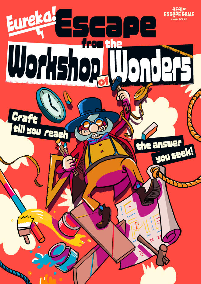 Eureka! Escape from the Workshop of Wonders | REAL ESCAPE ROOM Asakusa CROSSING