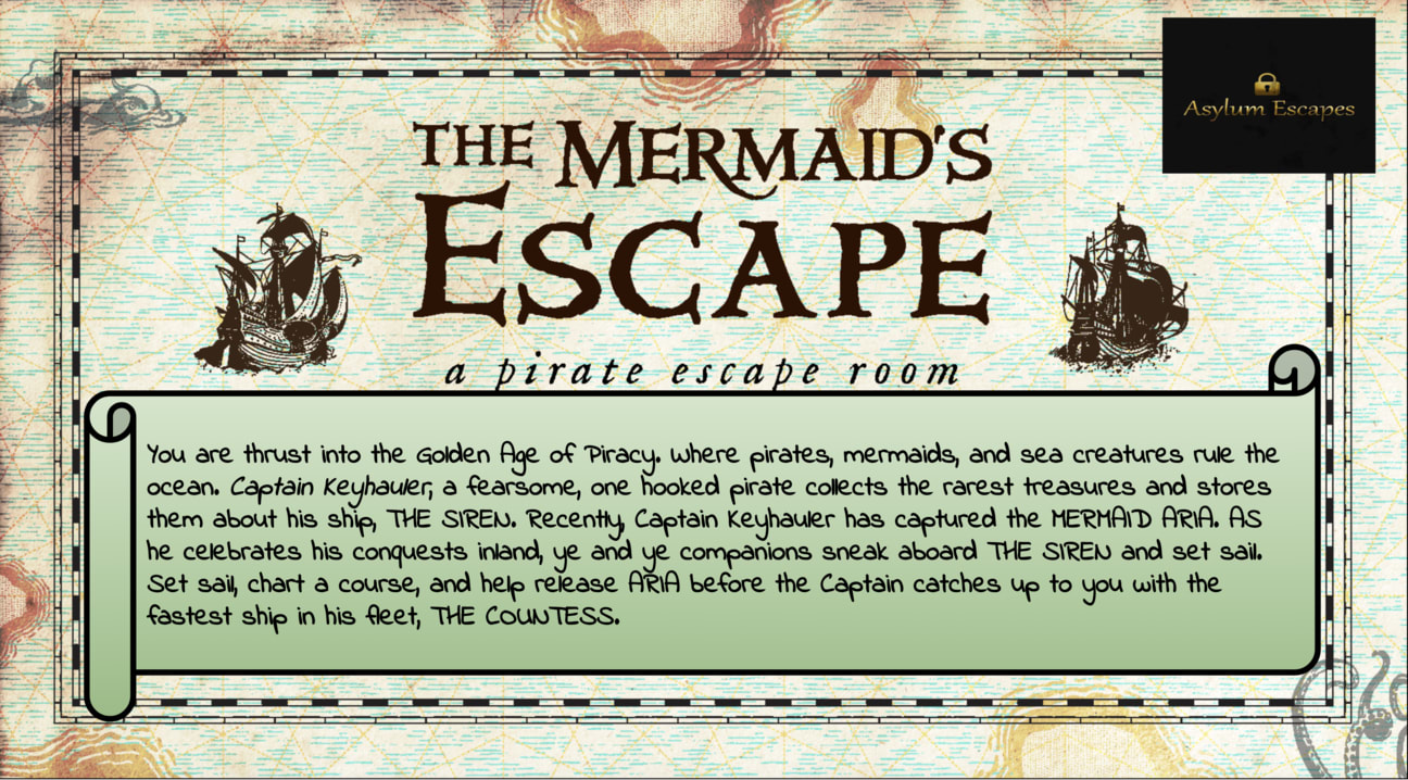 The Mermaid's Escape | Asylum Escapes-Mobile Escape Games