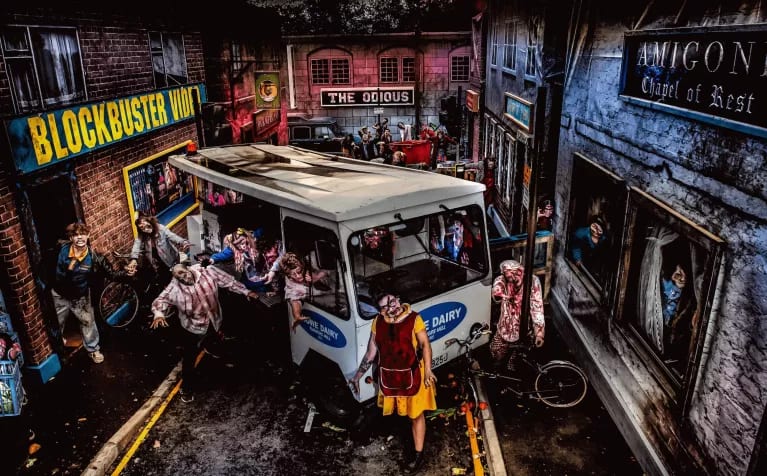 Doom Town Haunted Attraction | Tulleys Shocktober Fest Scream Park