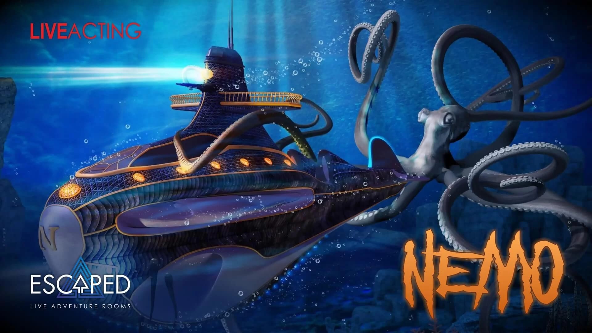 Room 105: Nemo Escape Room | ESCAPED Αιγάλεω - Escape Rooms