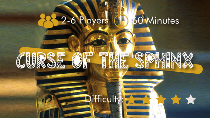 Curse of the Sphinx Escape Room | Break Free Escape Room - Leicester