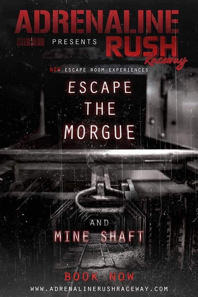 Escape The Morgue | Adrenaline Rush Raceway | Via Entertainment