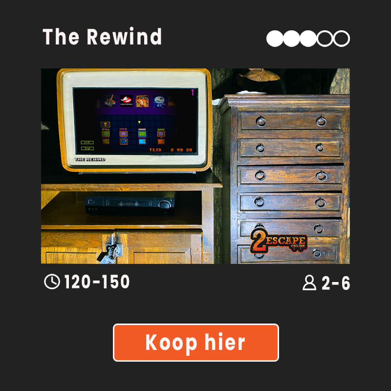 The Rewind Escape Room | 2escape - Online