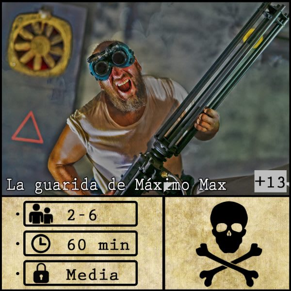 La Guarida de Máximo Max [Max Max's Lair] Escape Room | Dimension ...