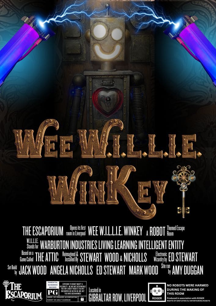 Wee W.I.L.L.I.E. WinKey Escape Room | The Escaporium - Liverpool