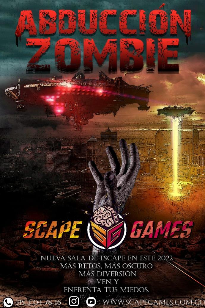 Abducción Zombie Escape Room | Scape Games
