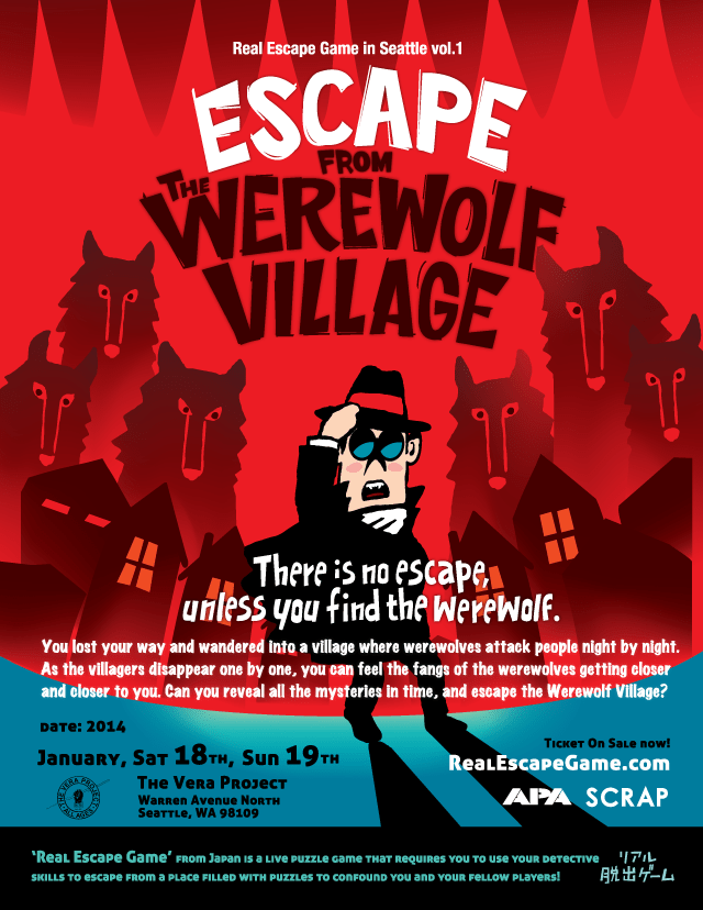 Escape from the Werewolf Village | SCRAP Co. │ Real Escape Game