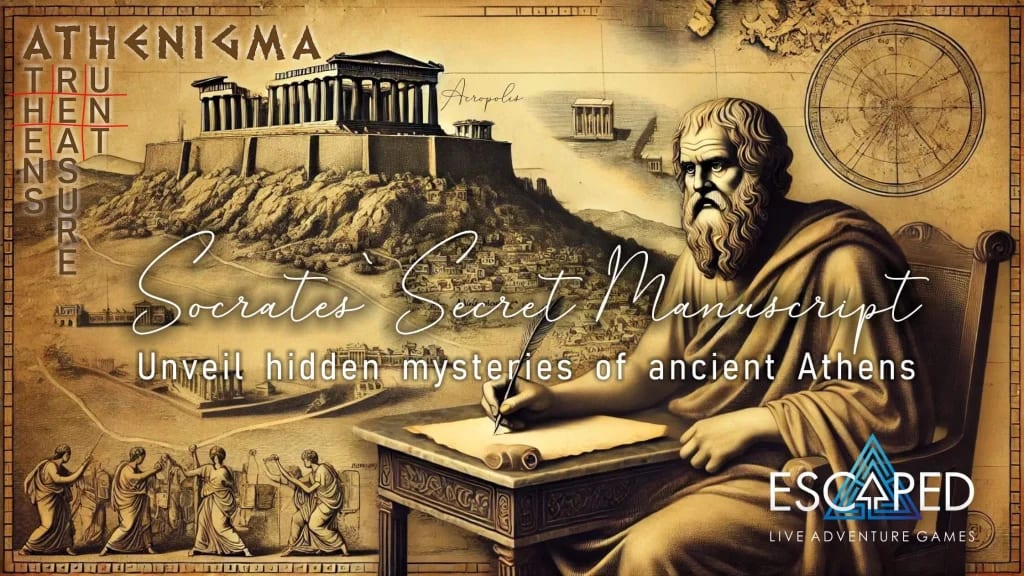 Athenigma: Socrates’ Secret Manuscript [Outdoor] Escape Room | ESCAPED ...