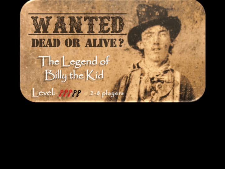 Wanted Dead or Alive? The Legend of Billy the Kid Escape Room | Back In ...