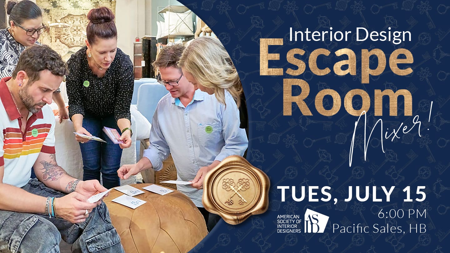Interior Design Escape Room Mixer | Hattas Studios