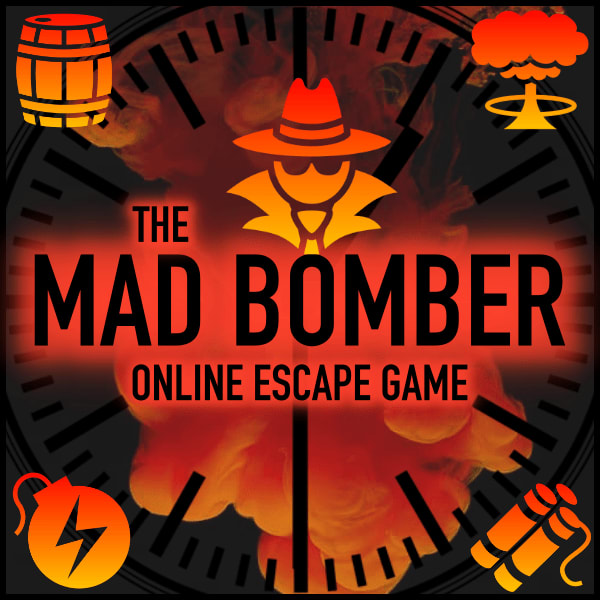 The Mad Bomber Escape Room | Struck Down Entertainment - Online