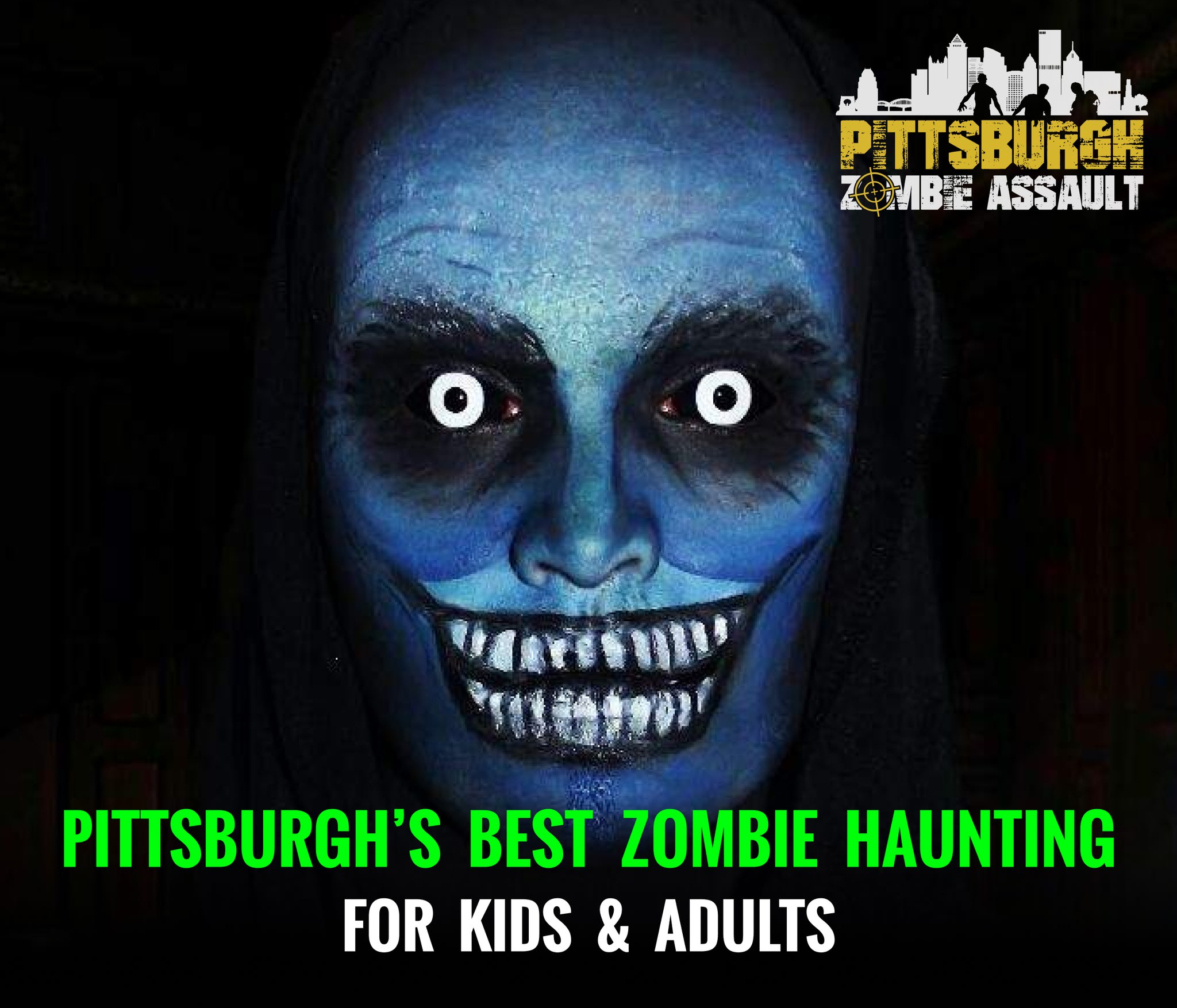 Zombie Firing Range Haunted Attraction | Urban Assault Paintball Pittsburgh