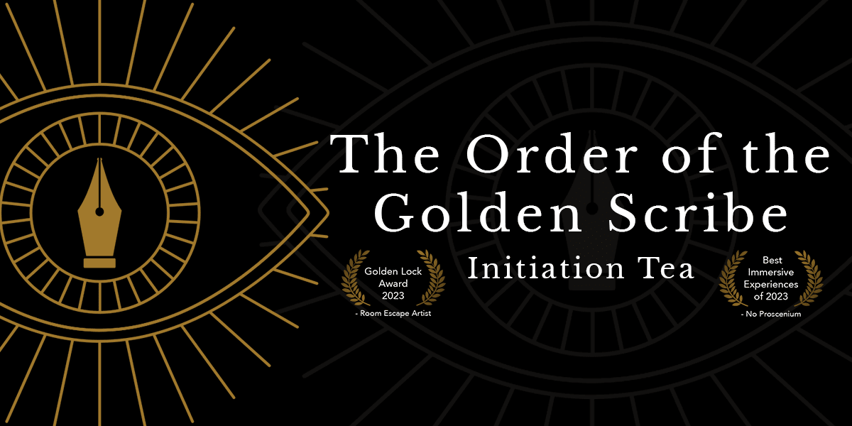 The Order of the Golden Scribe: Initiation Tea Escape Room | Patchwork ...