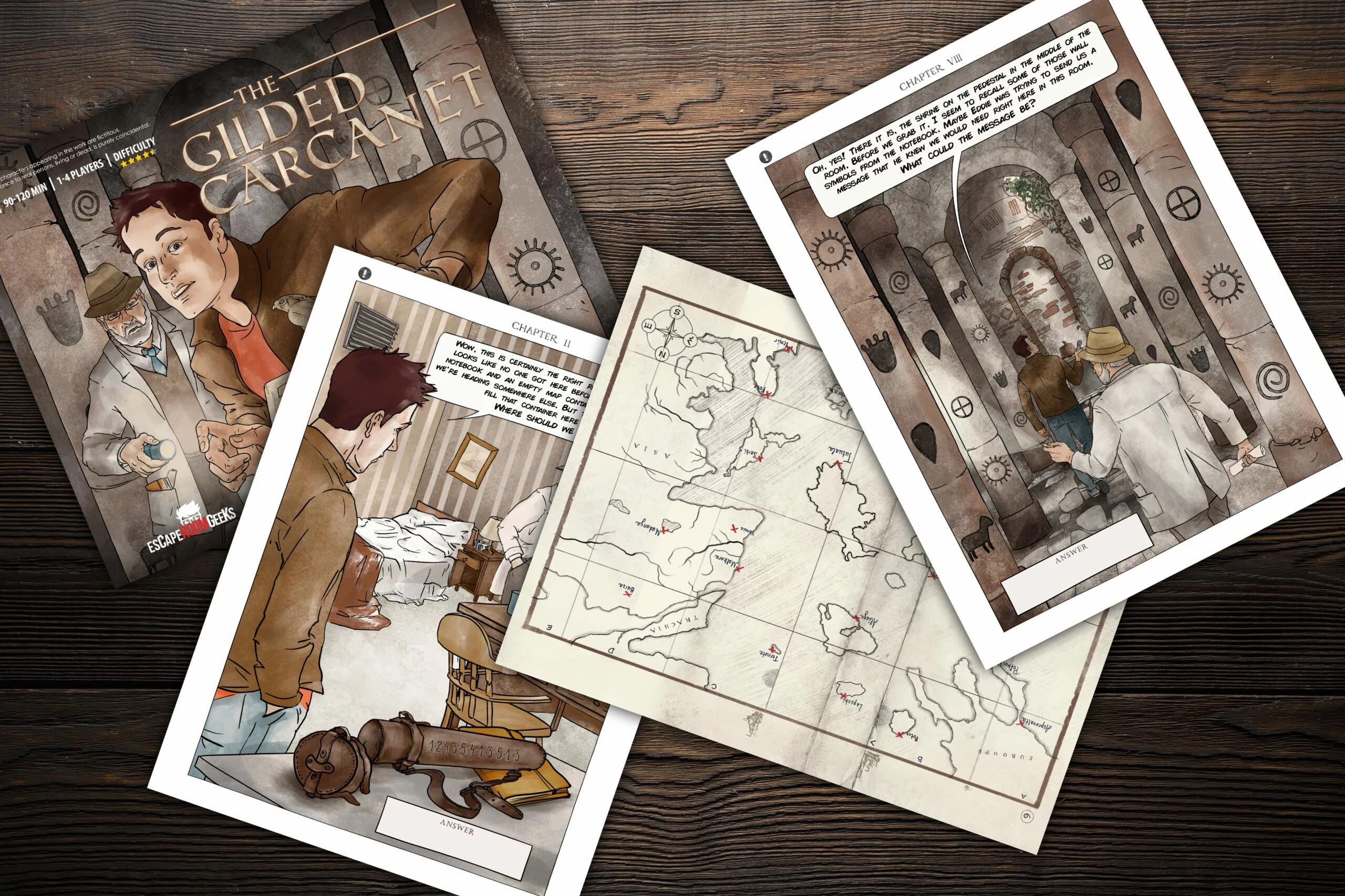 The Gilded Carcanet – Trilogy Escape Room | Escape Room Geeks