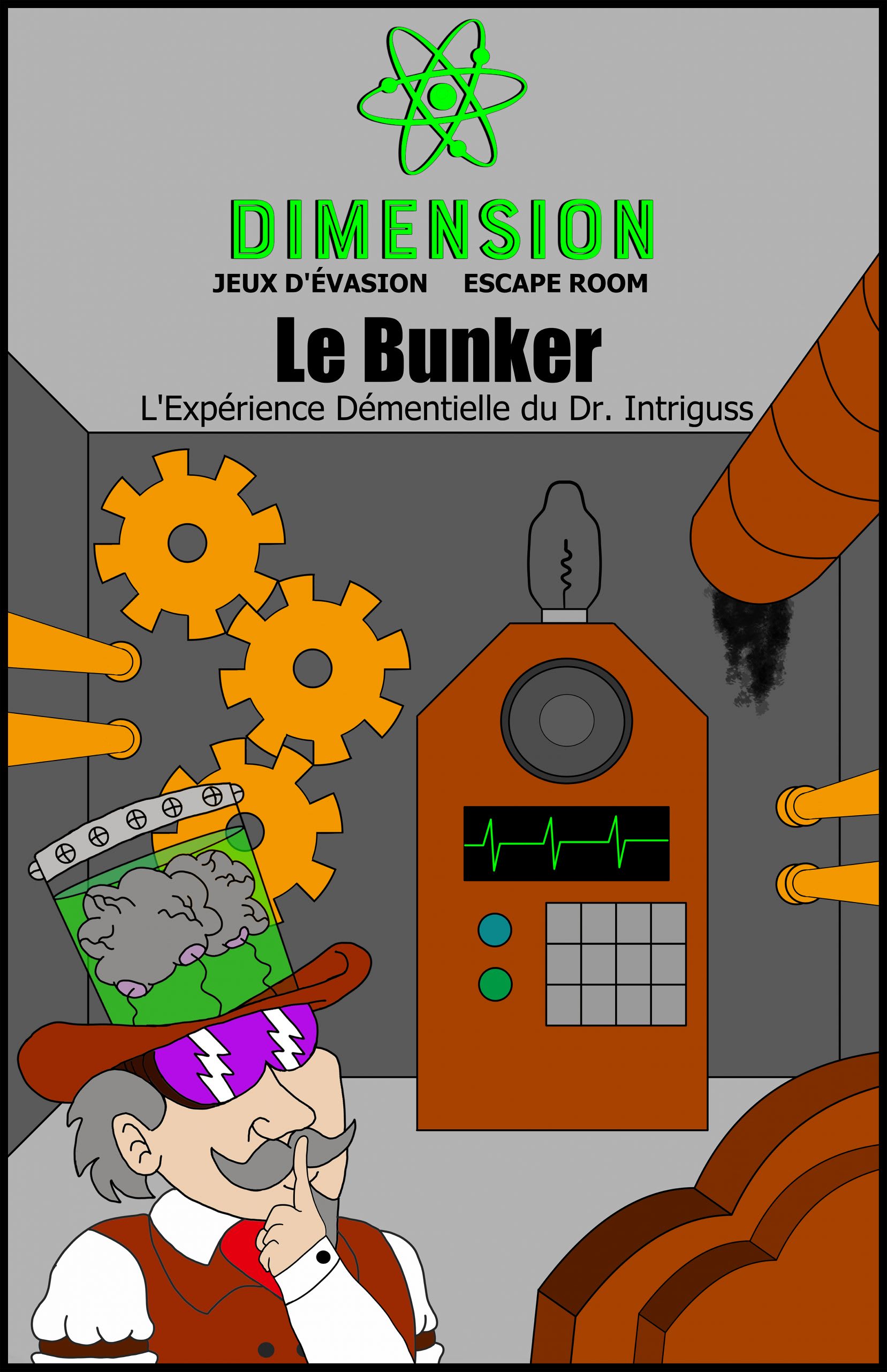 Le Bunker [The Bunker] Escape Room | Dimension Inc.