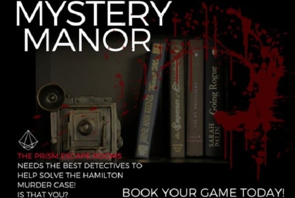 Mystery Manor Escape Room | The Prism Escape Rooms