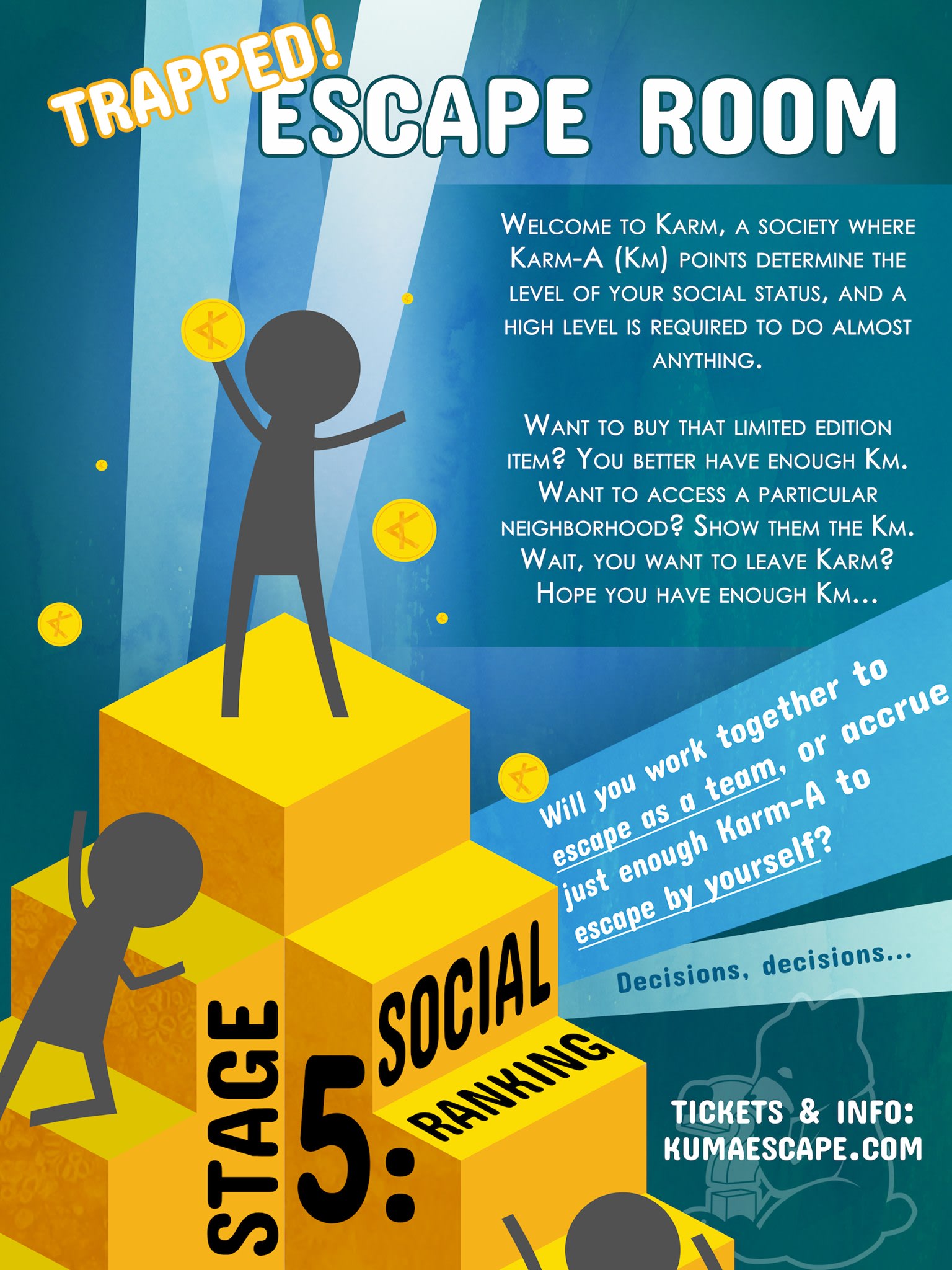 Stage 5: Social Ranking Escape Room | Kuma Escape