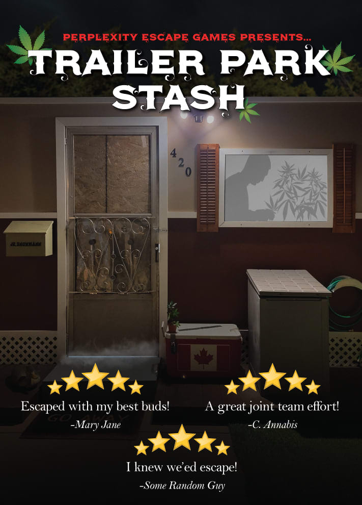 Trailer Park Stash Escape Room | Perplexity Escape Games Mississauga