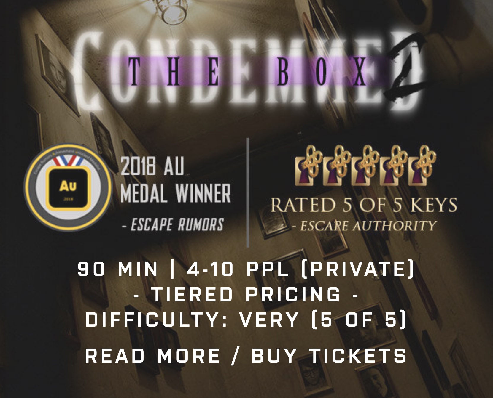 CONDEMNED2: The Box Escape Room | NorCal Escape Co.