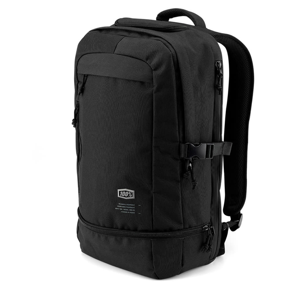 100% Transit Backpack Black * Motorcycles R Us