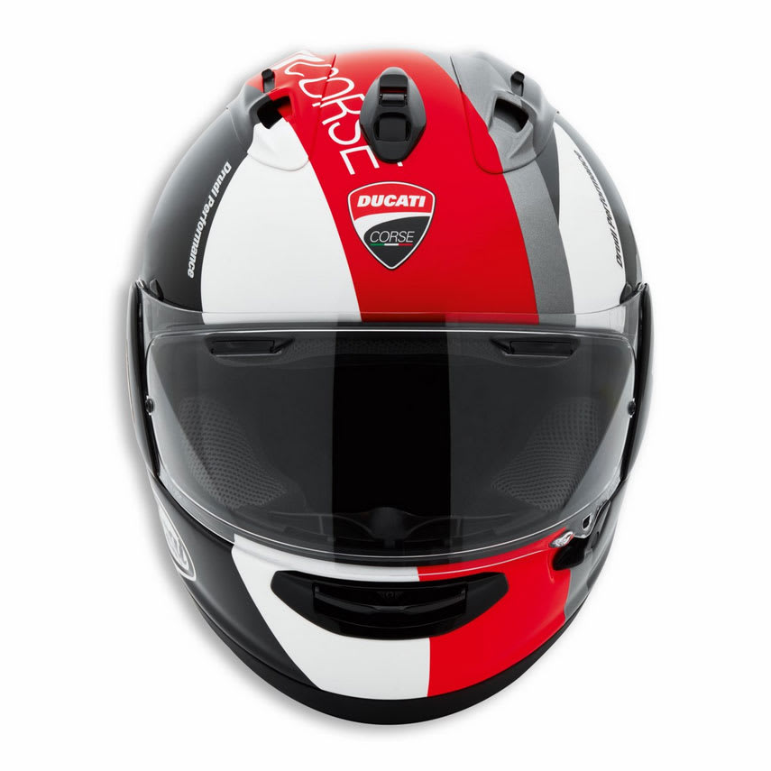 Ducati Corse Power Full Face Helmet Red/White/Black * Motorcycles R Us