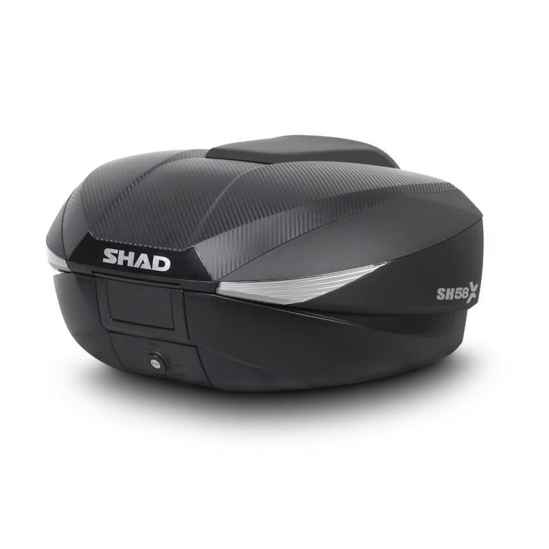 Shad SH58X Black Expandable Top Case * Motorcycles R Us
