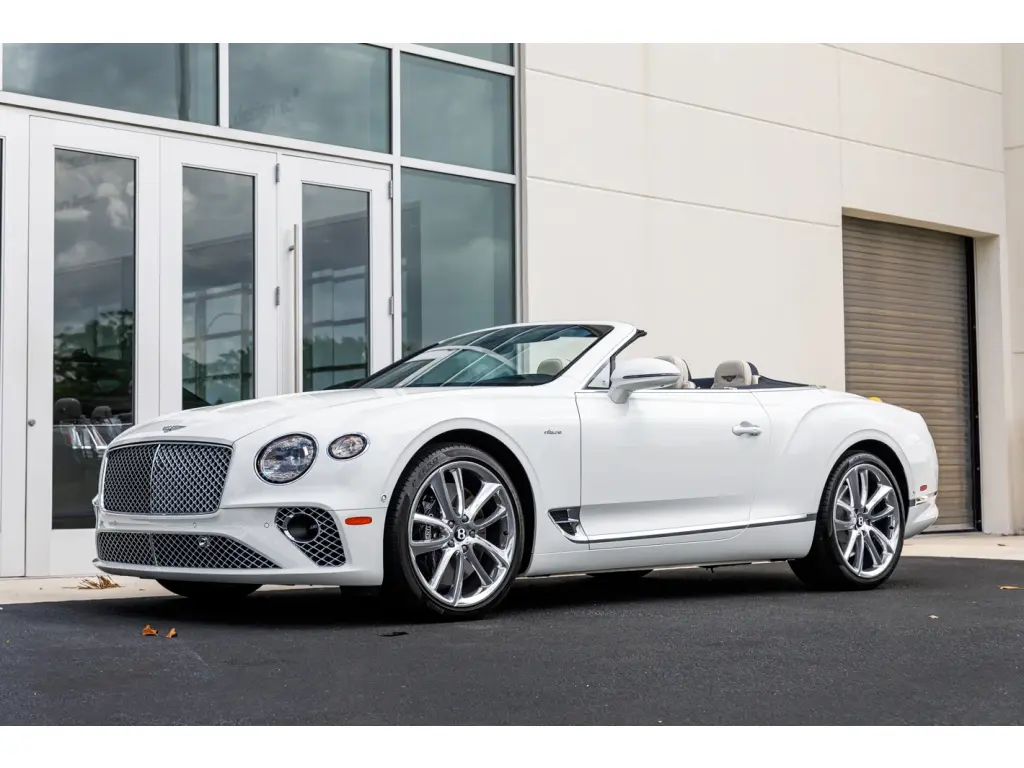 Used 2023 Bentley Continental GTC Azure V8 Glacier White | Bentley Orlando