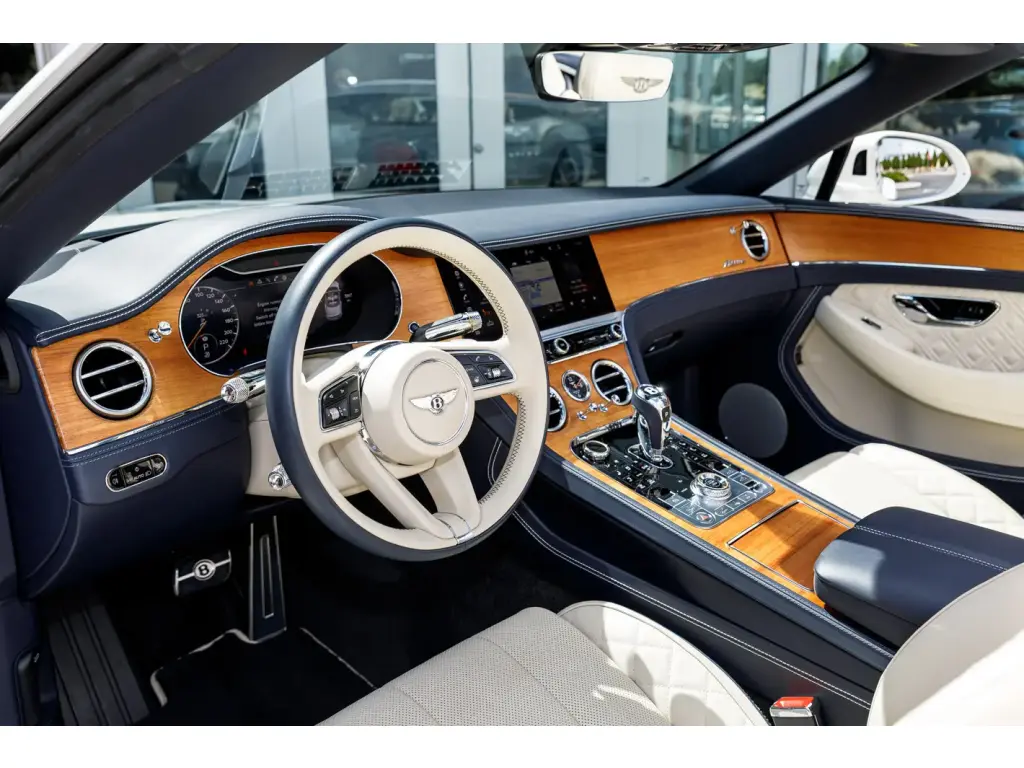 Used 2023 Bentley Continental GTC Azure V8 Glacier White | Bentley Orlando