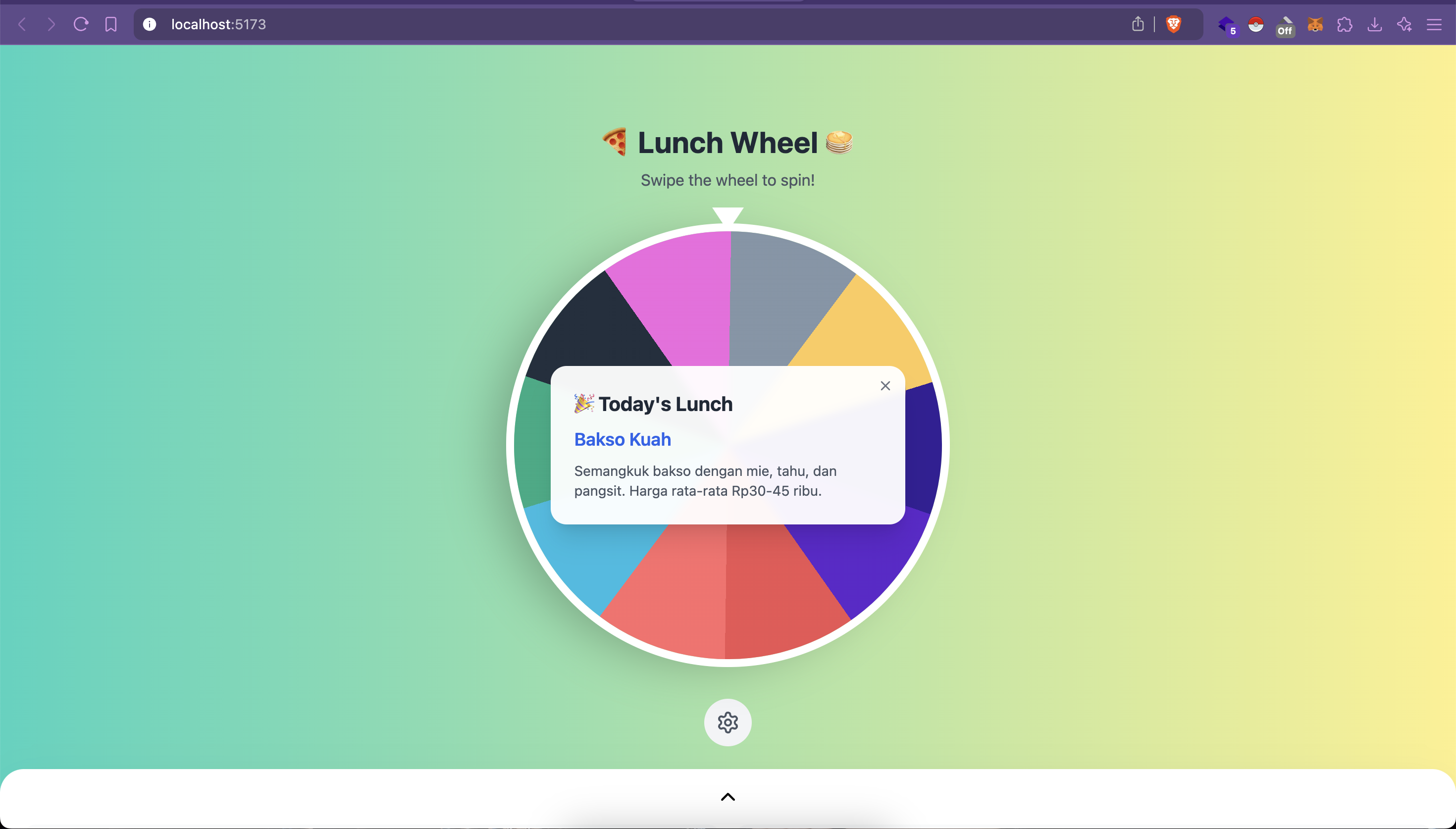 Lunch Wheel