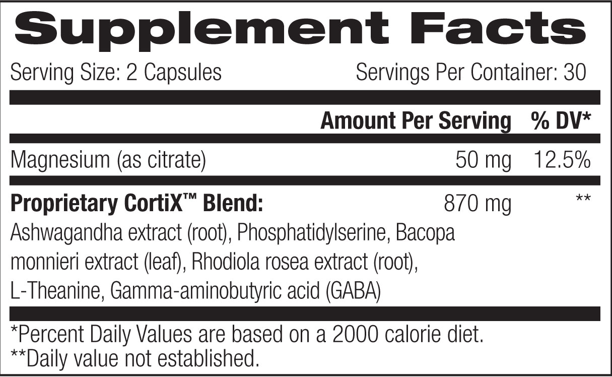 Max Muscle CORTIX 60 Caps - Max Muscle Sports Nutrition | Max Muscle ...