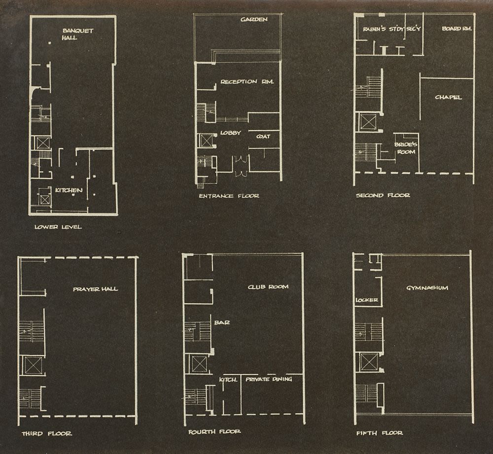 Project file, Fifth Avenue Synagogue (1956–1959), New York, USA ([1955 ...