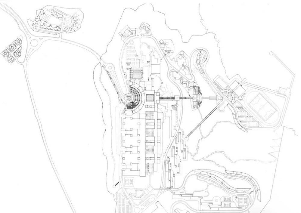 Print of master plan, Hong Kong University of Science and Technology ...
