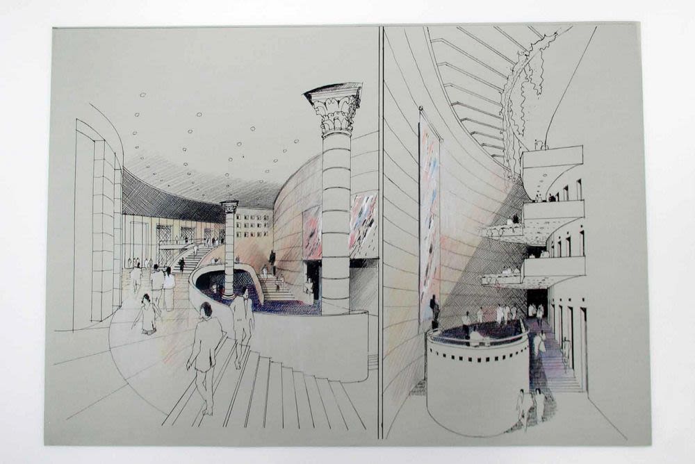 Interior renderings, international competition for the Bastille Opera ...