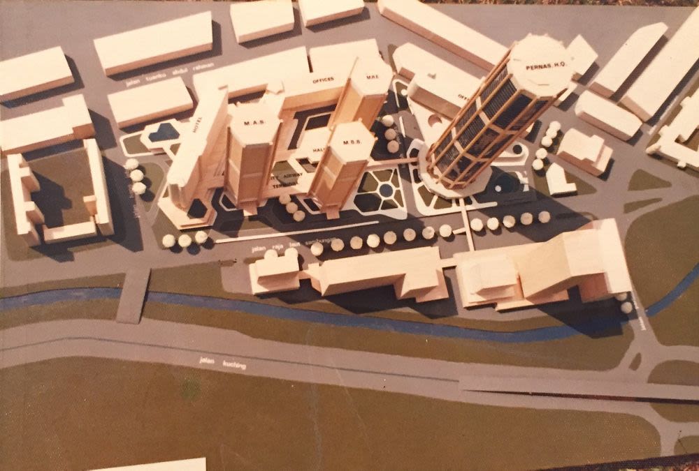 Photograph, architectural model, Perbadanan Nasional Berhad (PERNAS ...