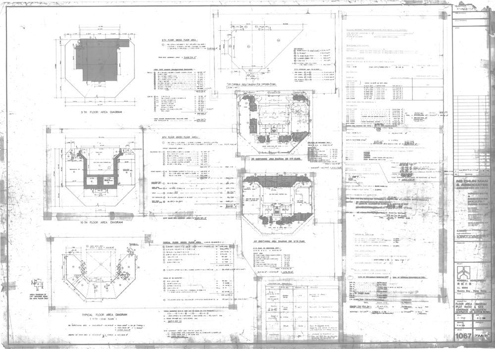 Floor area diagrams, plot ratio and site coverage calculation ... Floor area diagrams, plot ratio and site coverage calculation ...