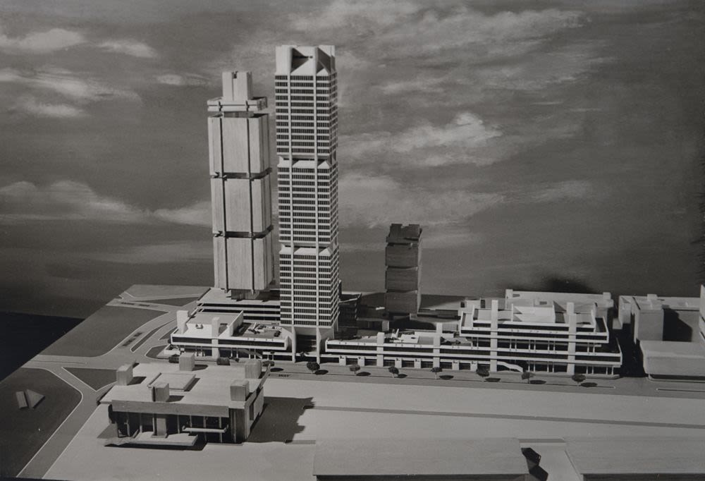 Photographs, architectural model, Development Bank of Singapore (DBS ...