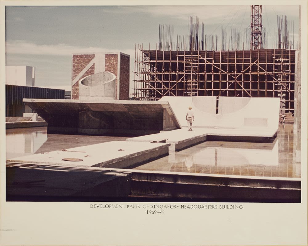 Construction photographs, Development Bank of Singapore (DBS ...