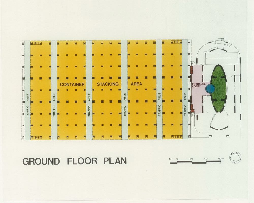 Ground floor plan, ATL Container Freight Station (now ATL Logistics ...