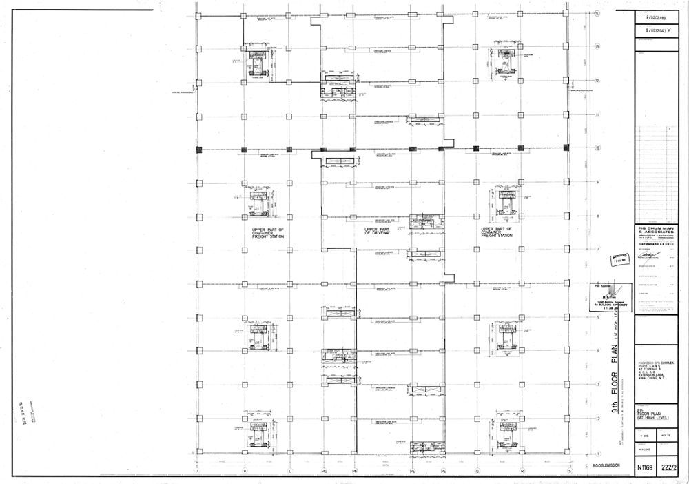 Ninth floor plan (at high level), ATL Container Freight Station (now ...